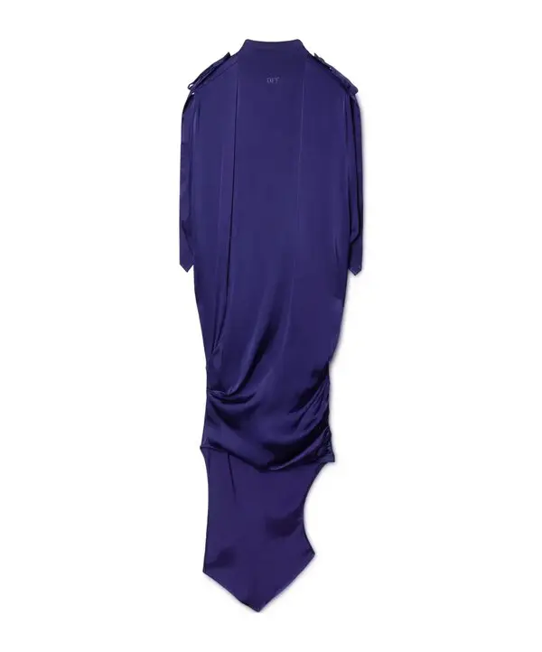 Off-White Asymmetrical Hem Dress