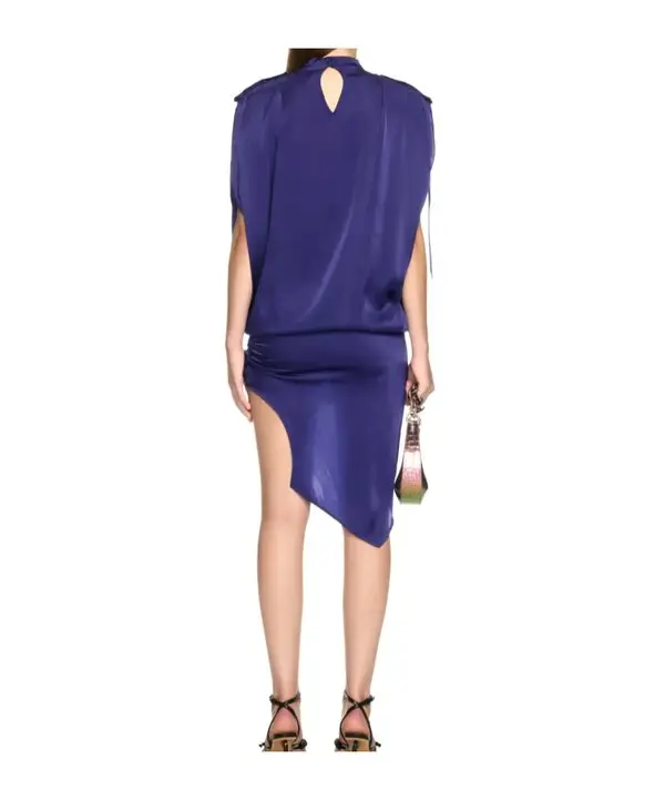 Off-White Asymmetrical Hem Dress