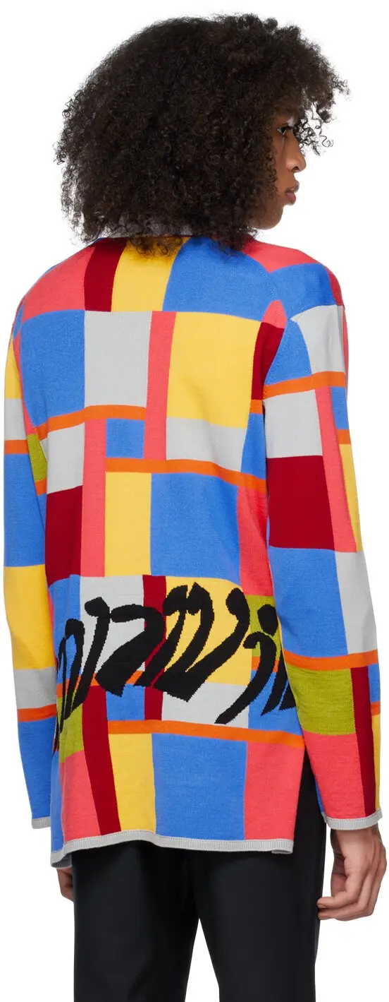 Comme Des Garçons Pullover With Checked Pattern
