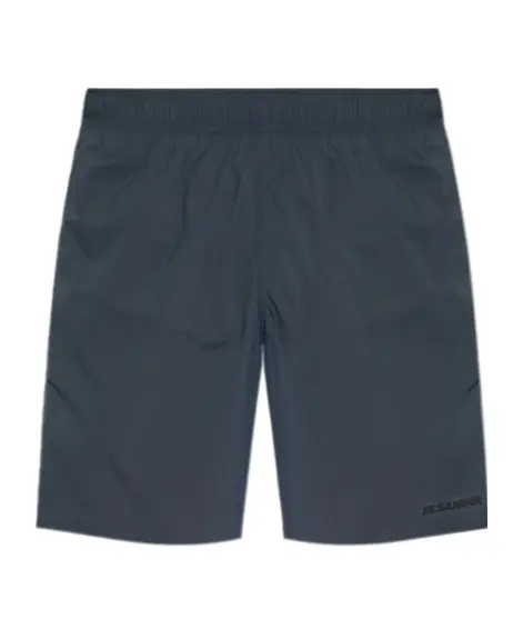 JIL SANDER Logo Print Swim Shorts - Black