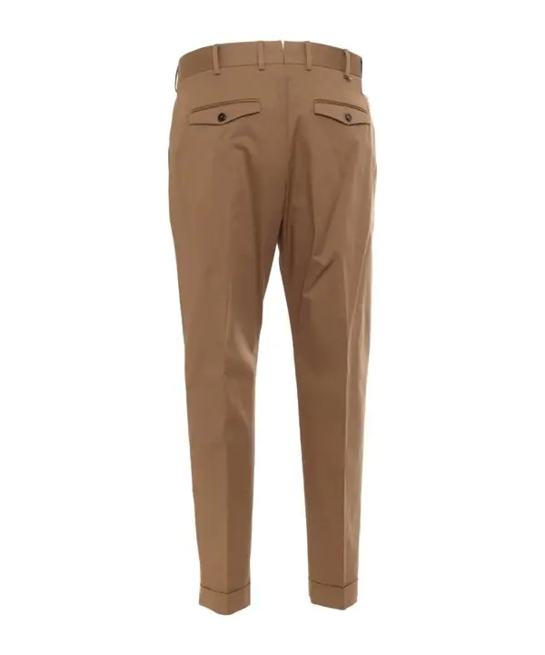 PT TORINO Tailored Pleated Pants - Brown