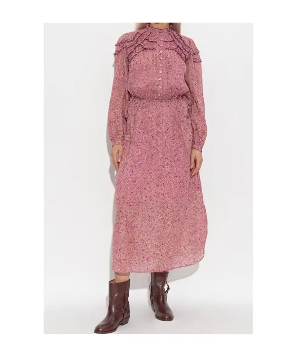 Isabel Marant Étoile Charissa Ruffled Midi Dress