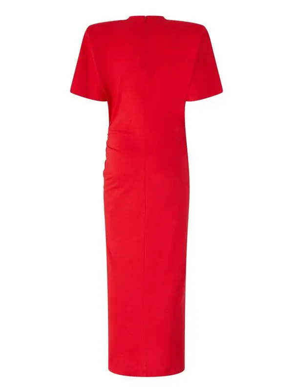 Pinko Padded Shoulder T-shirt Dress - Red