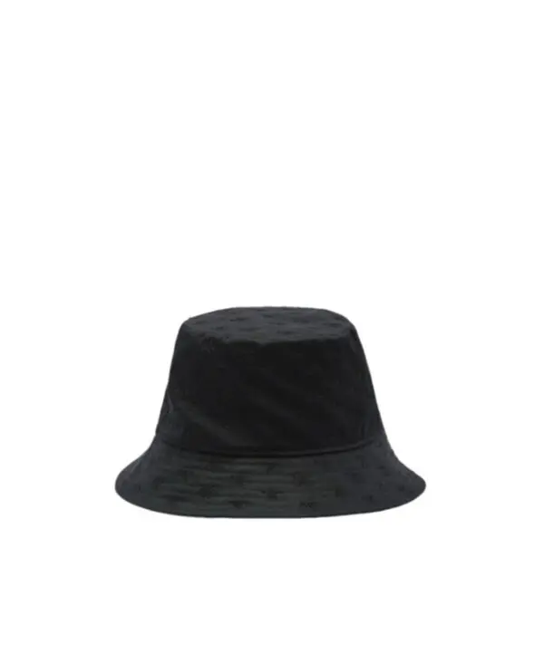 Celine Mini Triomphe Bucket Hat In Cotton - Black