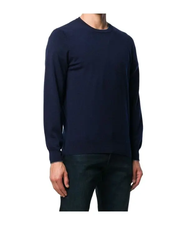 Brunello Cucinelli Crewneck Knitted Pullover - Black