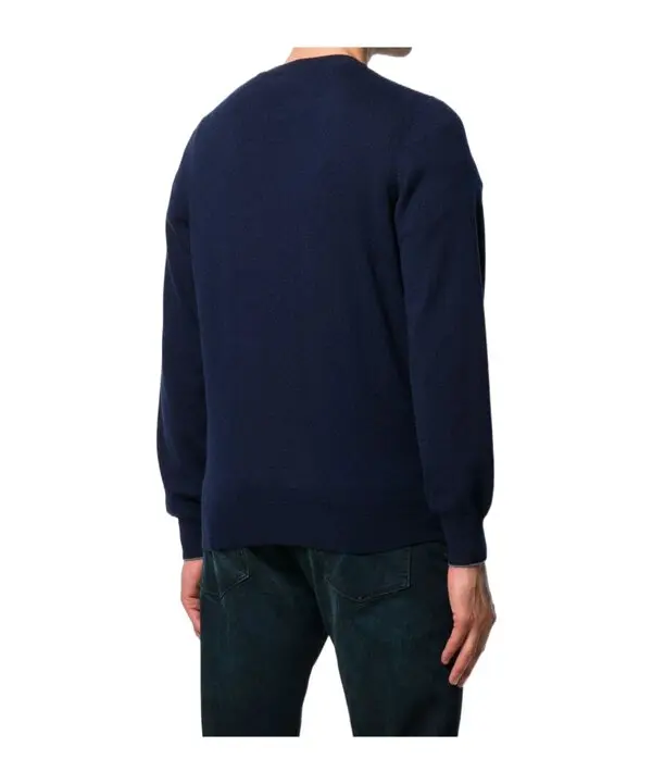 Brunello Cucinelli Crewneck Knitted Pullover - Black