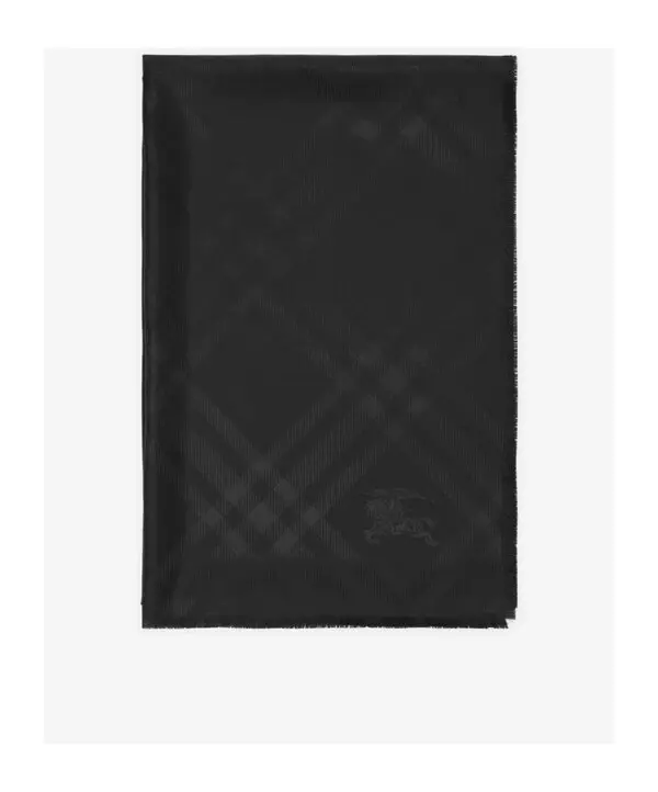 Burberry Checked Silk Scarf
