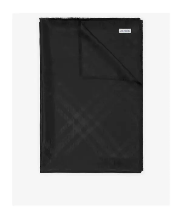 Burberry Checked Silk Scarf