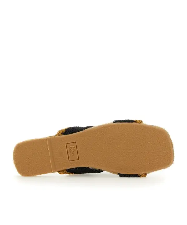 CastaÑer Braided Strap Flat Sandals