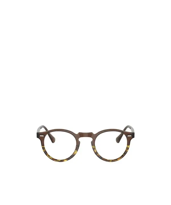 Oliver Spencer Round Frame Eyeglasses - Espresso