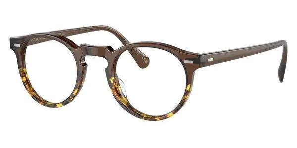 Oliver Spencer Round Frame Eyeglasses - Espresso