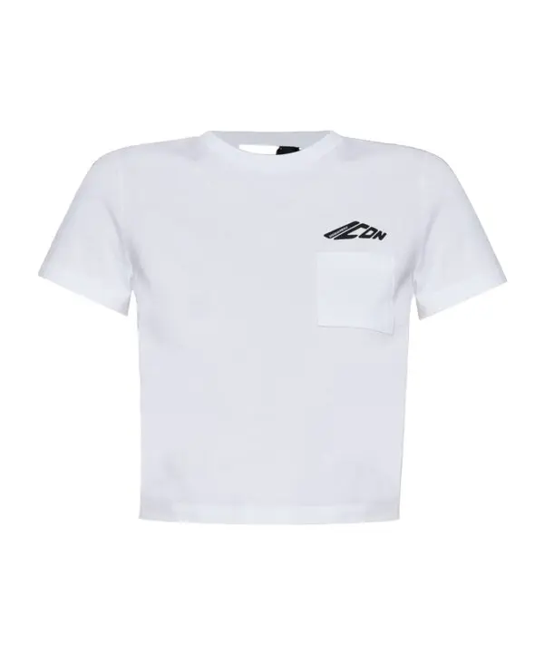 Dsquared2 Cropped Crewneck T-shirt - White