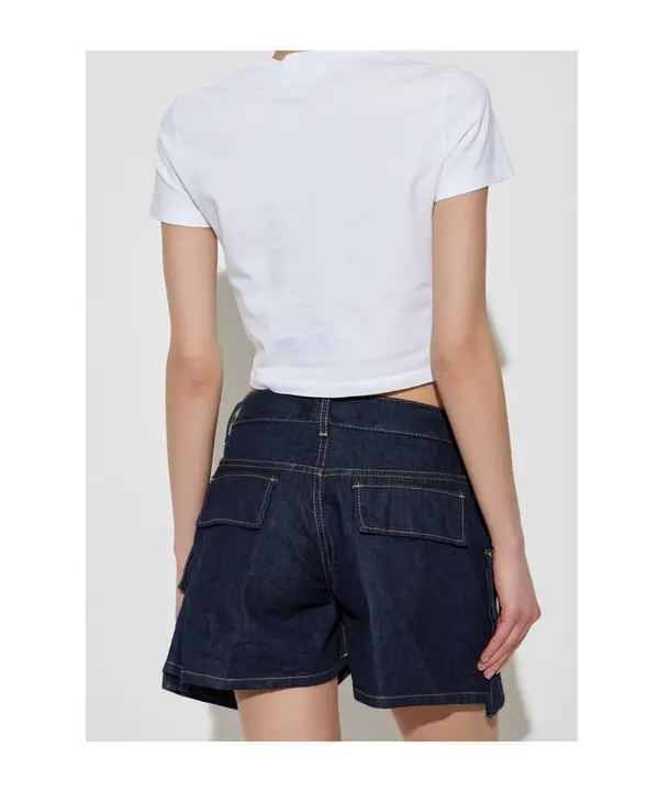 Dsquared2 Cropped Crewneck T-shirt - White