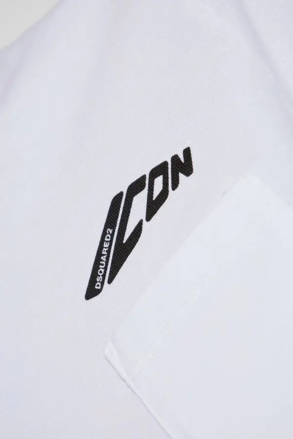 Dsquared2 Cropped Crewneck T-shirt - White