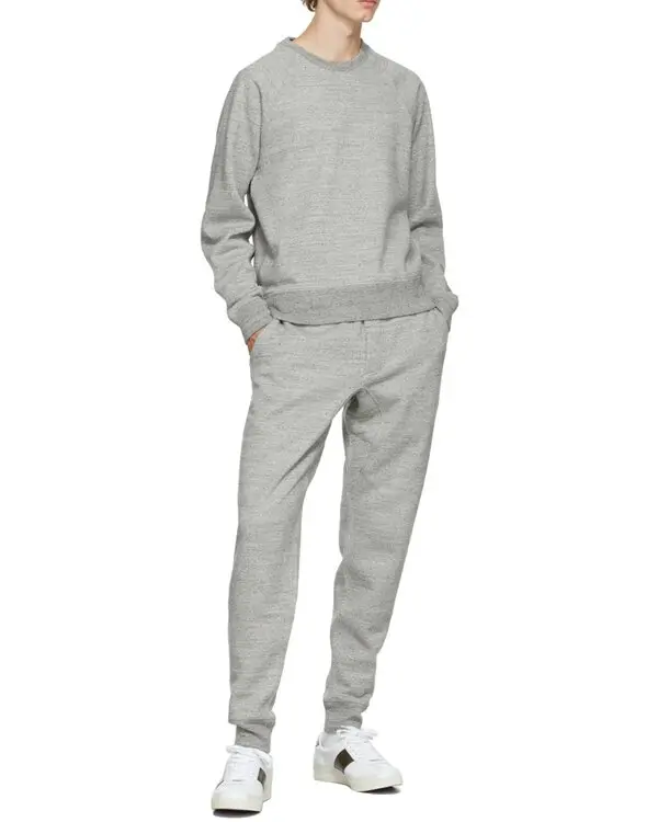 TOM FORD Drawstring Slim Cut Track Pants - Gray