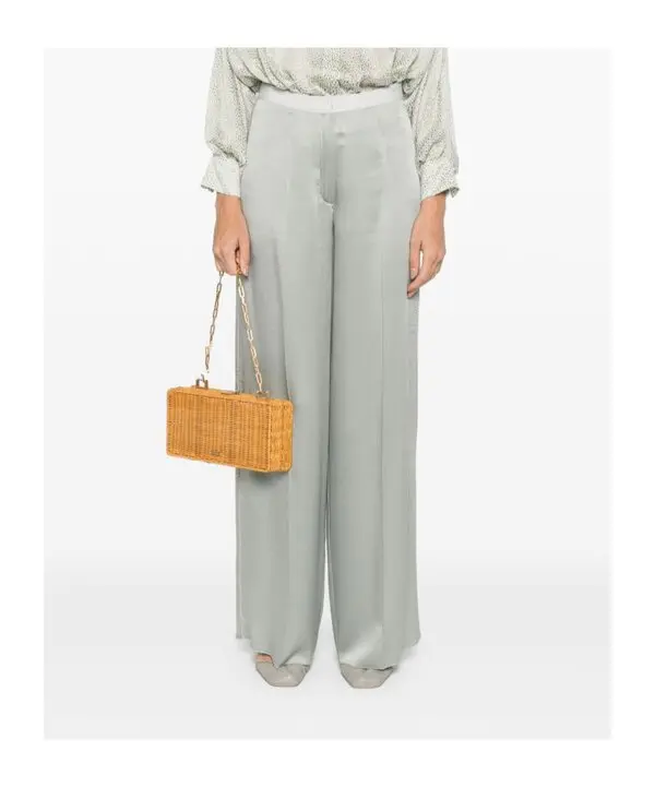FORTE_FORTE High Waist Wide Leg Trousers