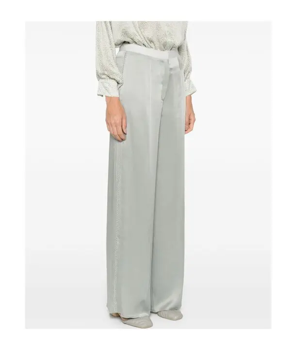 FORTE_FORTE High Waist Wide Leg Trousers