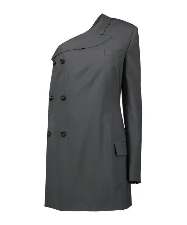 Moschino Long Sleeve Dress With Flap Pockets