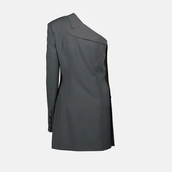 Moschino Long Sleeve Dress With Flap Pockets