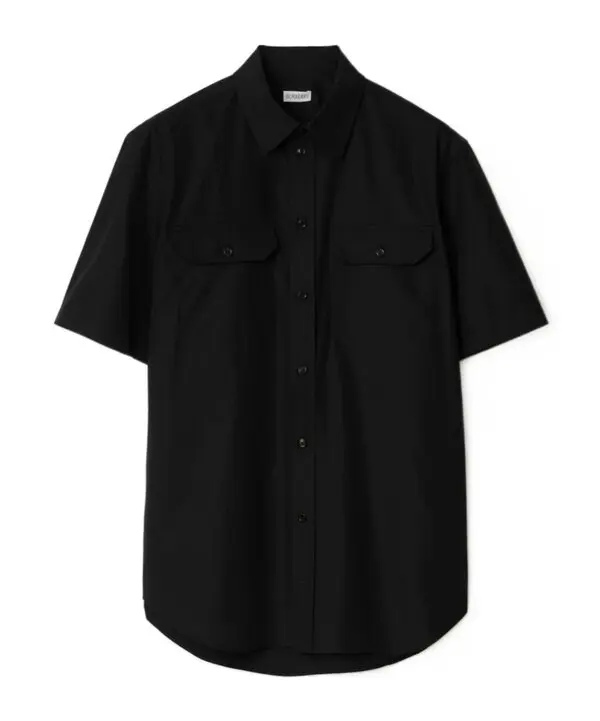 Burberry Ekd-embroidered Cotton Shirt