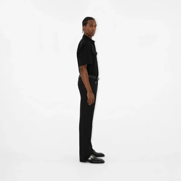 Burberry Ekd-embroidered Cotton Shirt