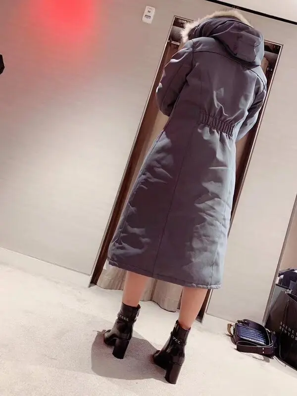 Canada Goose Elrose Hooded Zipper Down Jacket