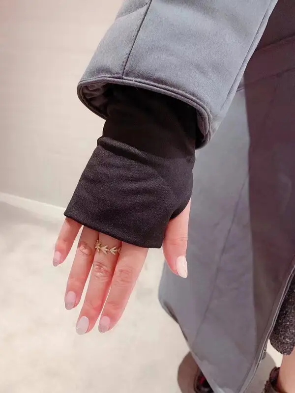 Canada Goose Elrose Hooded Zipper Down Jacket