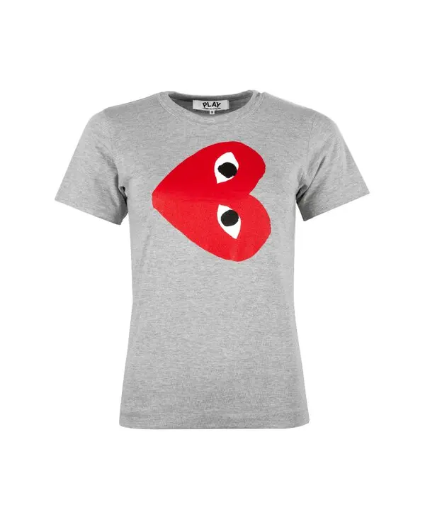 Play Comme Des Garcon Heart Graphic T-shirt