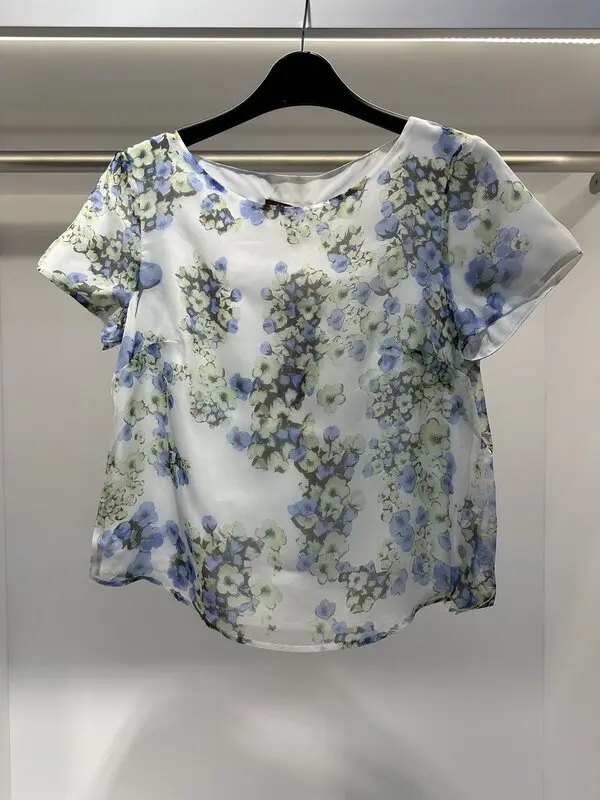 Max Mara Short Sleeve Printed Shirt