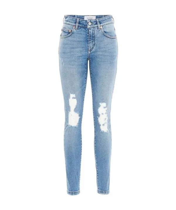 Givenchy Mid-rise Ripped Skinny Jeans