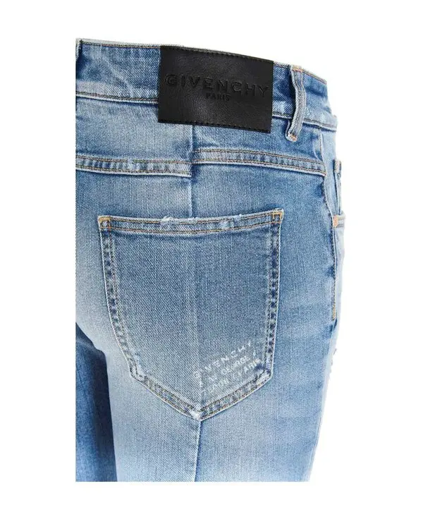 Givenchy Mid-rise Ripped Skinny Jeans