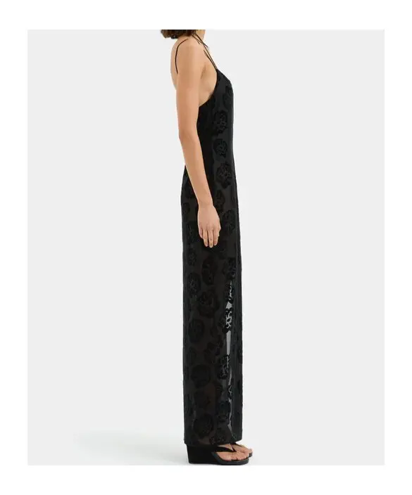 SIR. Vittoria Midi Dress With Floral Pattern And Side Slits