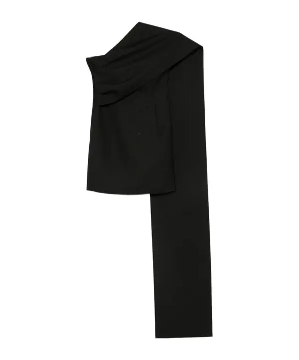 RÓHE One-shoulder Open Back Short Dress