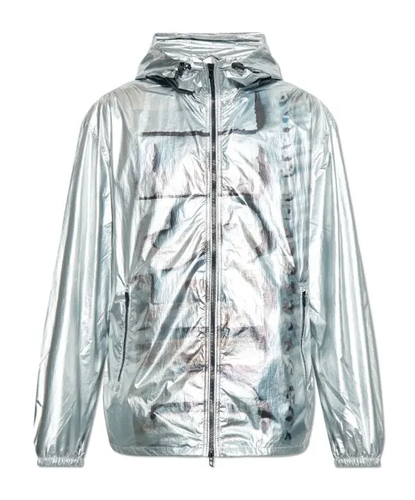 DIESEL® J-otte Hooded Jacket - Silver