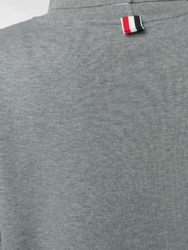 Thom Browne Four-stripe High-neck Sweatshirt