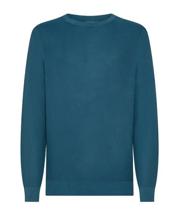 SUN 68 Piqu-weave Cotton Sweater