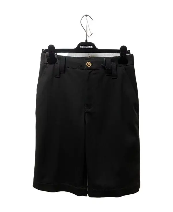 Versace Straight-leg Bermuda Shorts - Black