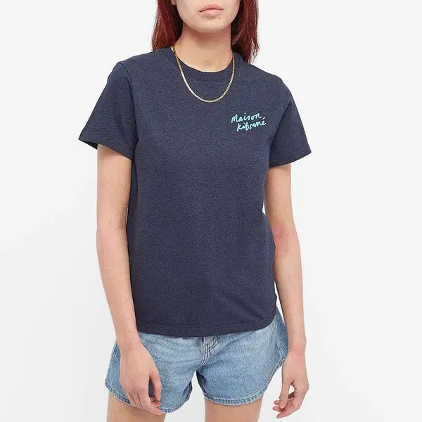 Maison Kitsuné Mini Handwriting Logo T-shirt