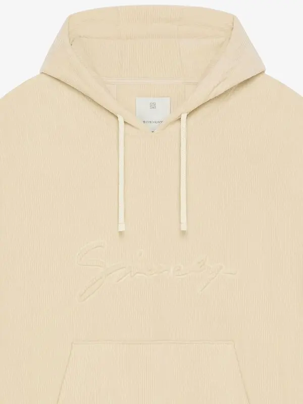 Givenchy Logo Detailed Drawstring Hoodie - Clay