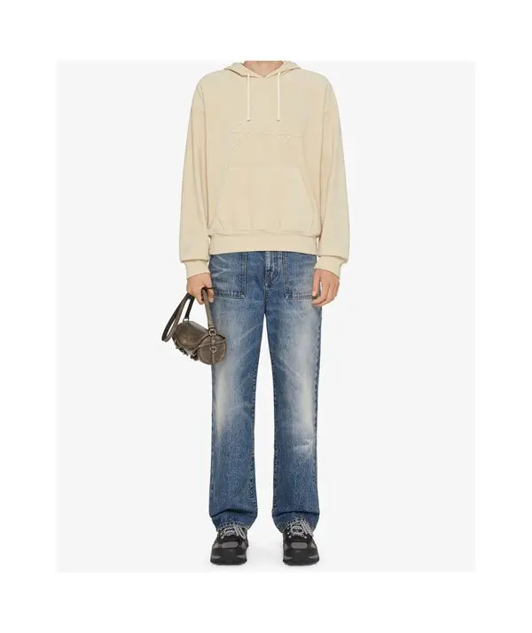 Givenchy Logo Detailed Drawstring Hoodie - Clay