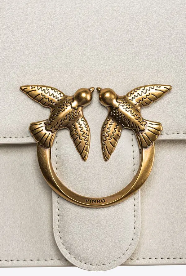 Pinko Love One Classic Shoulder Bag With Logo Plaque