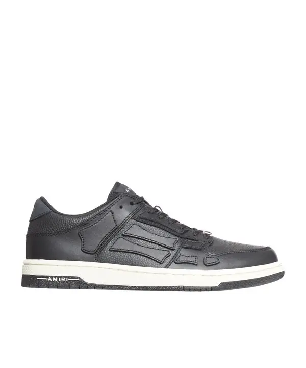 Amiri Low-top Paneled Lace-up Sneakers - Black