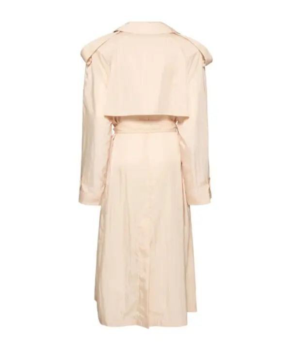 Wardrobe.NYC Long Sleeve Belted Windbreaker