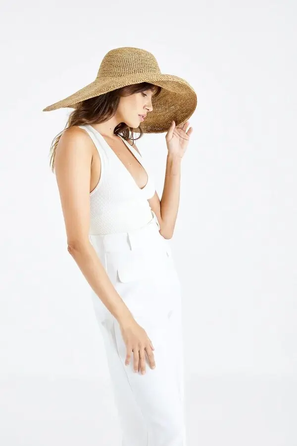 IBELIV Izy Woven Wide Brim Hat