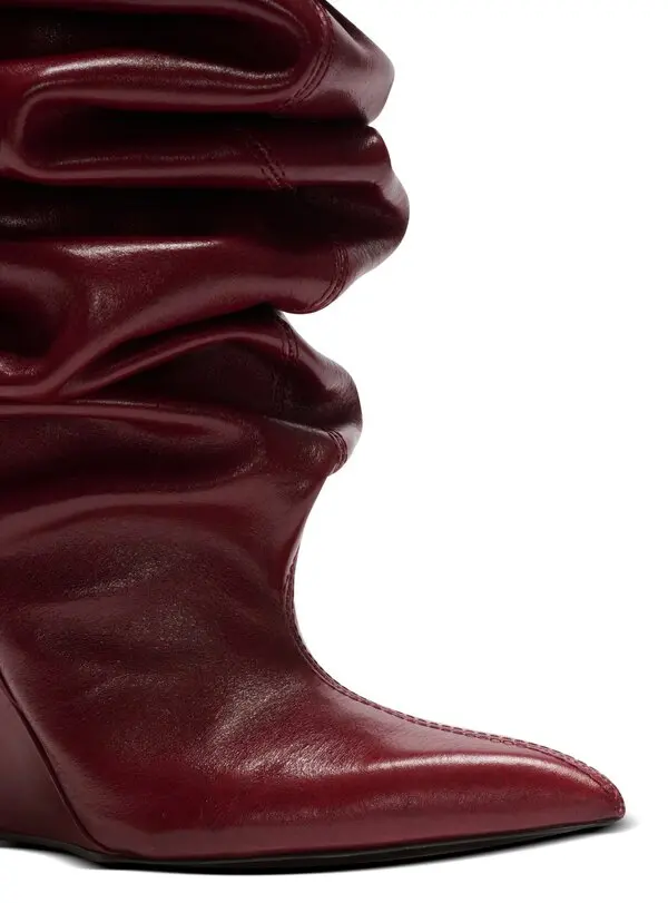Balmain Wedge Thigh-high Boots