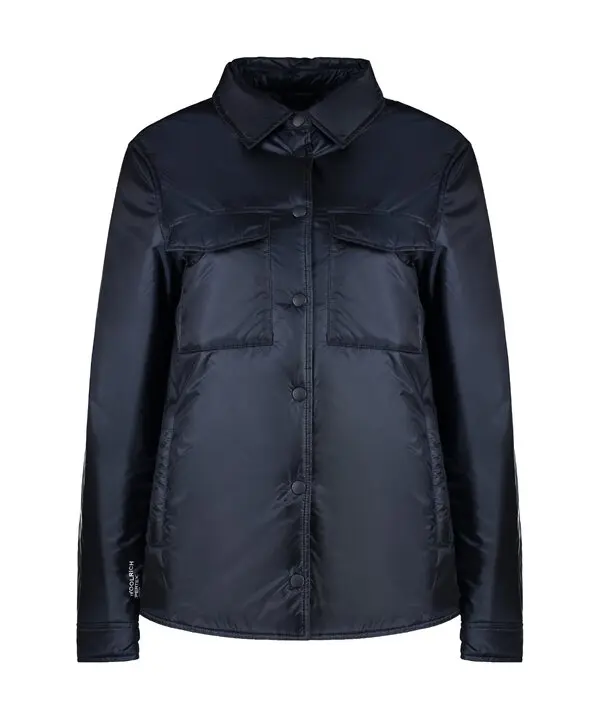 Woolrich Long-sleeved Padded Overshirt - Black