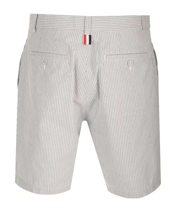 Thom Browne Striped Tailored Shorts - Medium Gray