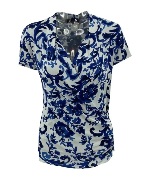 Max Mara Short-sleeved V-neck Top
