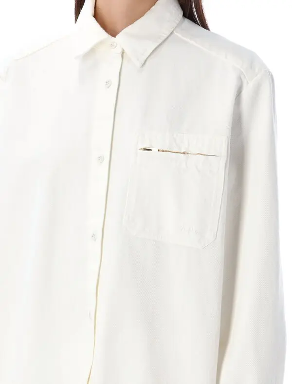 A.p.c. Tina Long-sleeved Denim Shirt