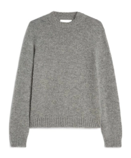 JIL SANDER Midweight Crew-neck Jumper - Light Grey